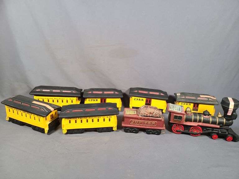 VINTAGE McCORMICK WHISKEY TRAIN SET DECANTERS - McCOY POTTERY - Kaufman ...