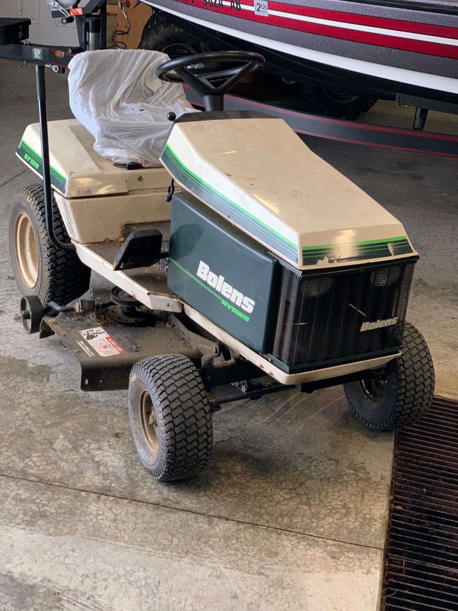 Bolens 12 HP, 36" Cut Riding Lawn Mower - Kaufman Realty & Auctions