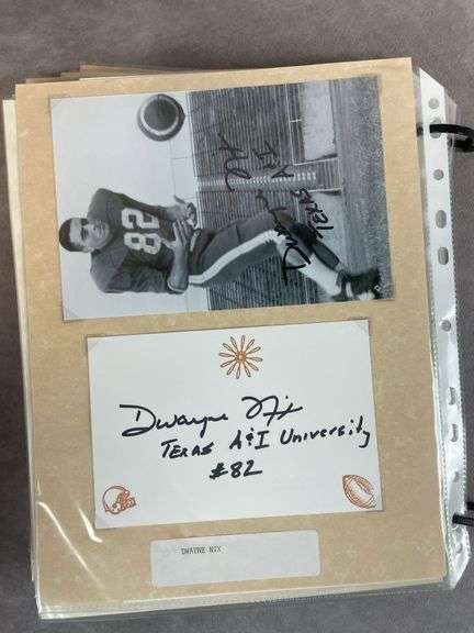 (30+) Football Autographs - Last Name starts with "M" & "N" - Kaufman ...