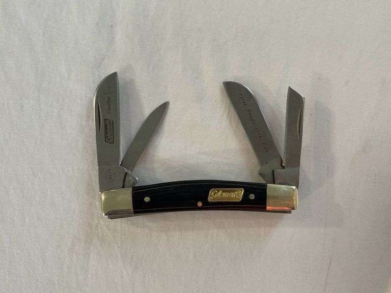 Coleman Cherokee Knife ,First Production Run - Kaufman Realty & Auctions