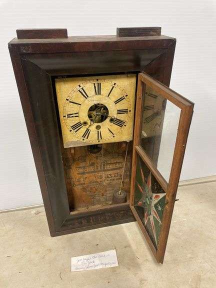 Antique Chauncey Jerome mantle clock - Kaufman Realty & Auctions