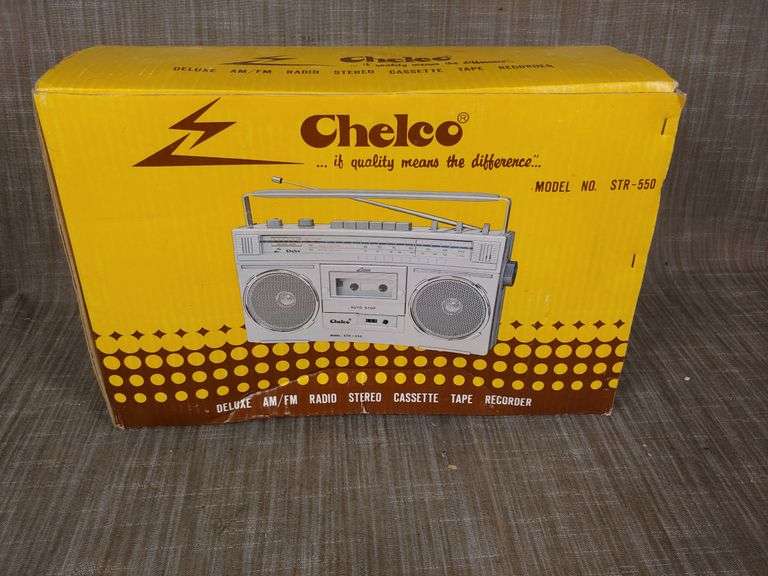 Vintage chelco model number str-550 stereo new inbox - Kaufman Realty ...