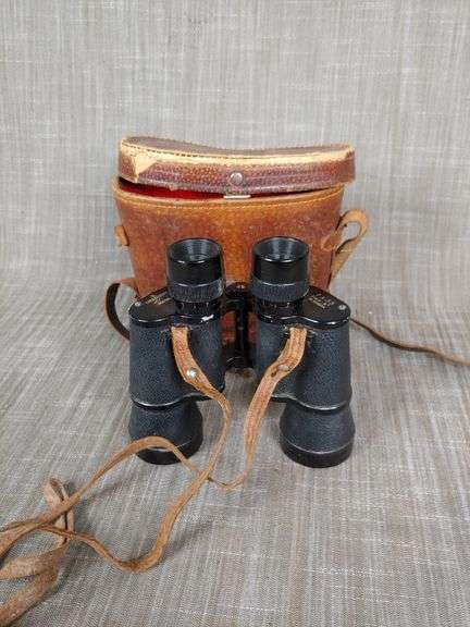 Vintage 7x35 binoculars in case - Kaufman Realty & Auctions