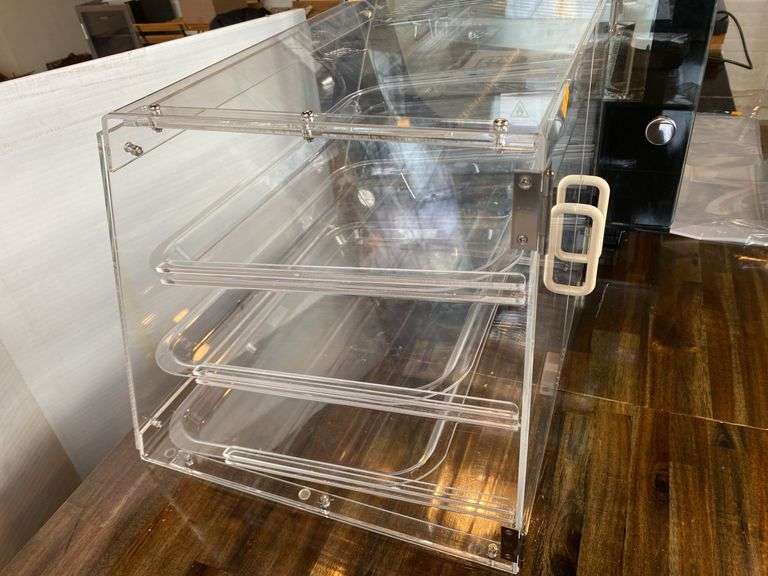 Plastic Bakery Display Case - Kaufman Realty & Auctions