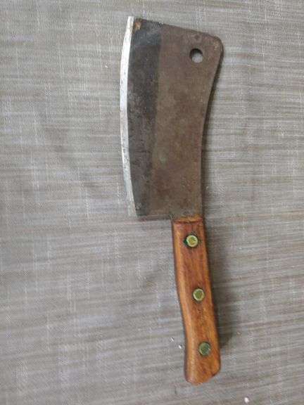 Briddel 8in model 800 meat cleaver - Kaufman Realty & Auctions
