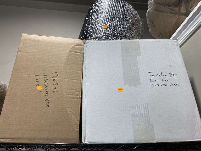 Insulated Box Liners - Kaufman Realty & Auctions
