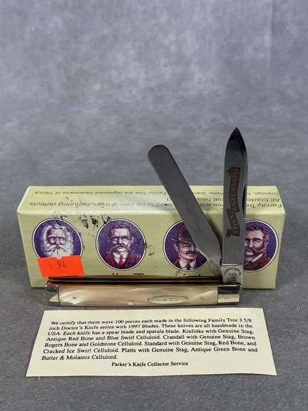 TRVKA FAMILY TREE STANDARD KNIFE CO. PHYSICIANS KNIFE (DOCTORS SERIES ...