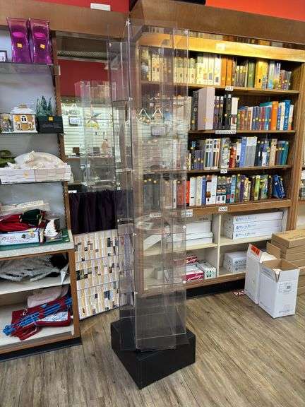 Spinning Display Case - Kaufman Realty & Auctions