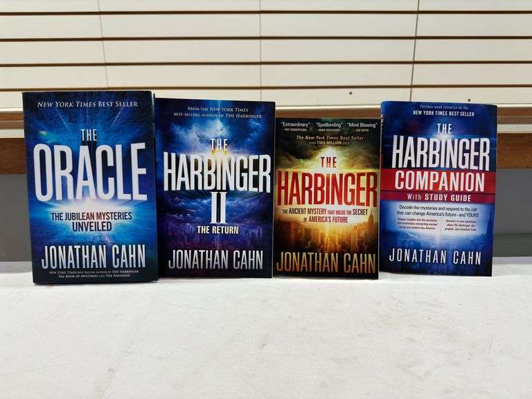 (4) Jonathan Cahn Books - Kaufman Realty & Auctions