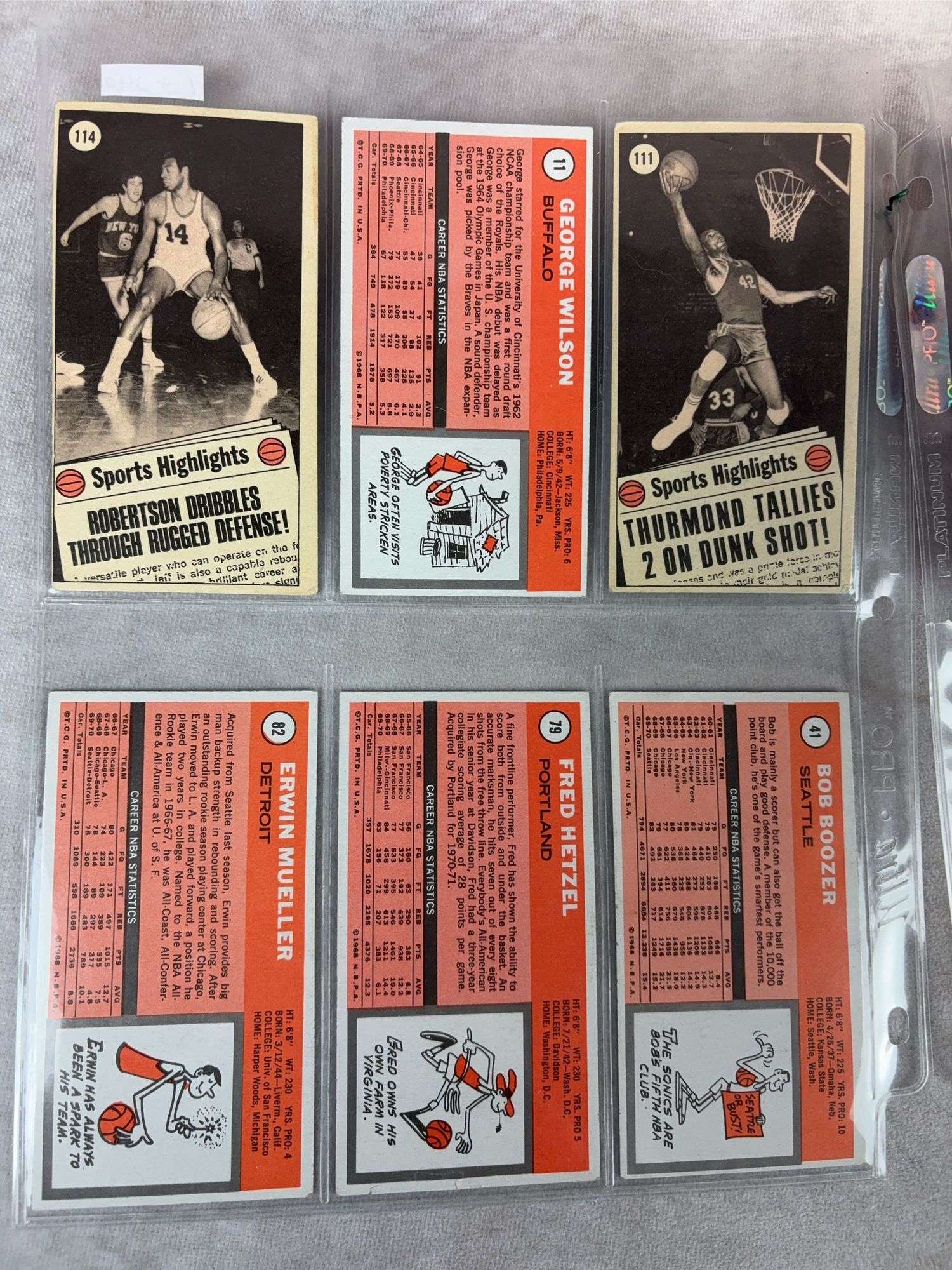 1970 Topps Basketball 10 Card Lot W/ Oscar Robertson #114 - Kaufman ...