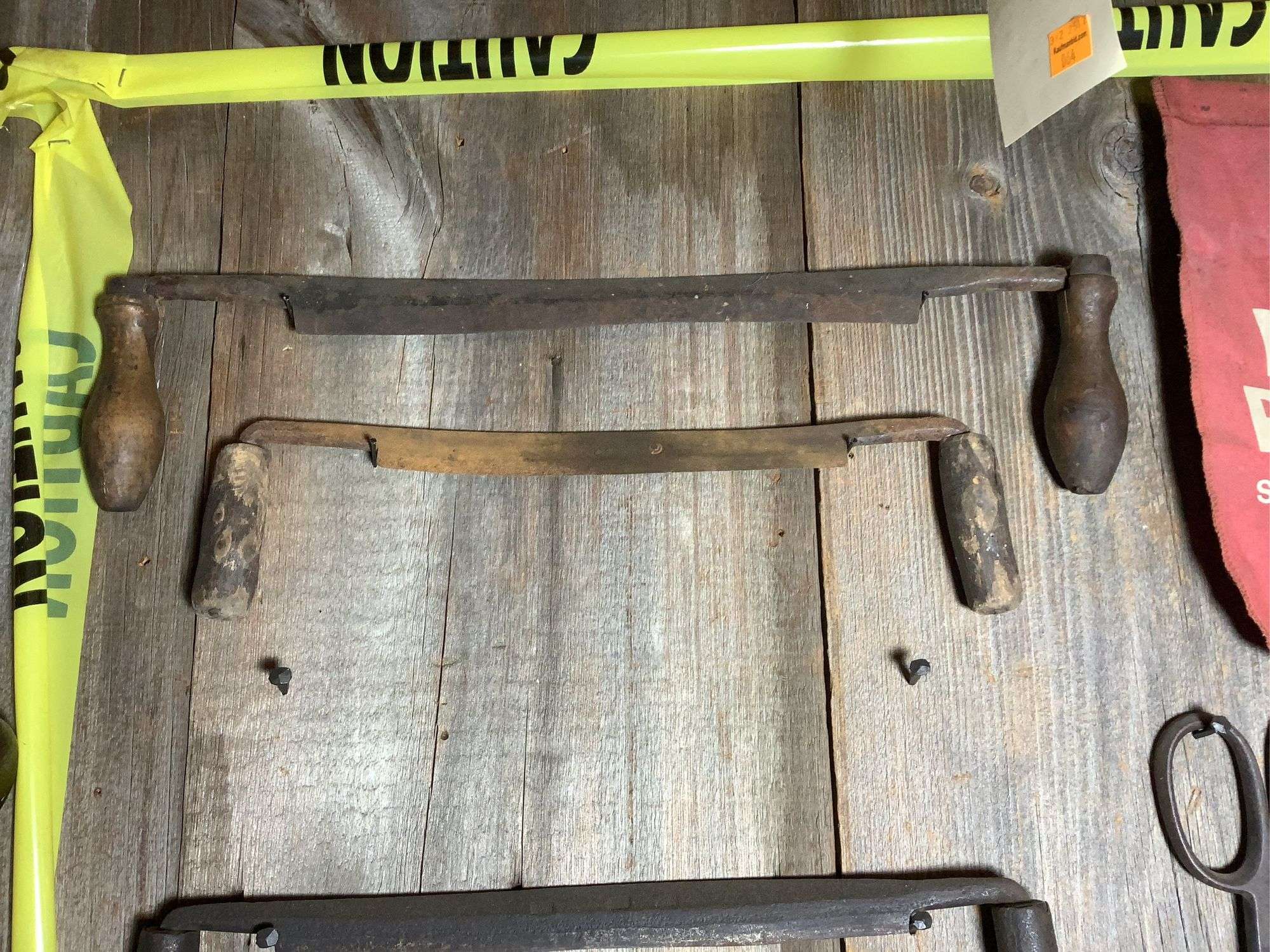 4 Draw Knives, Match Box, Tin Snips, Wheeling/Pittsburgh Collectibles ...