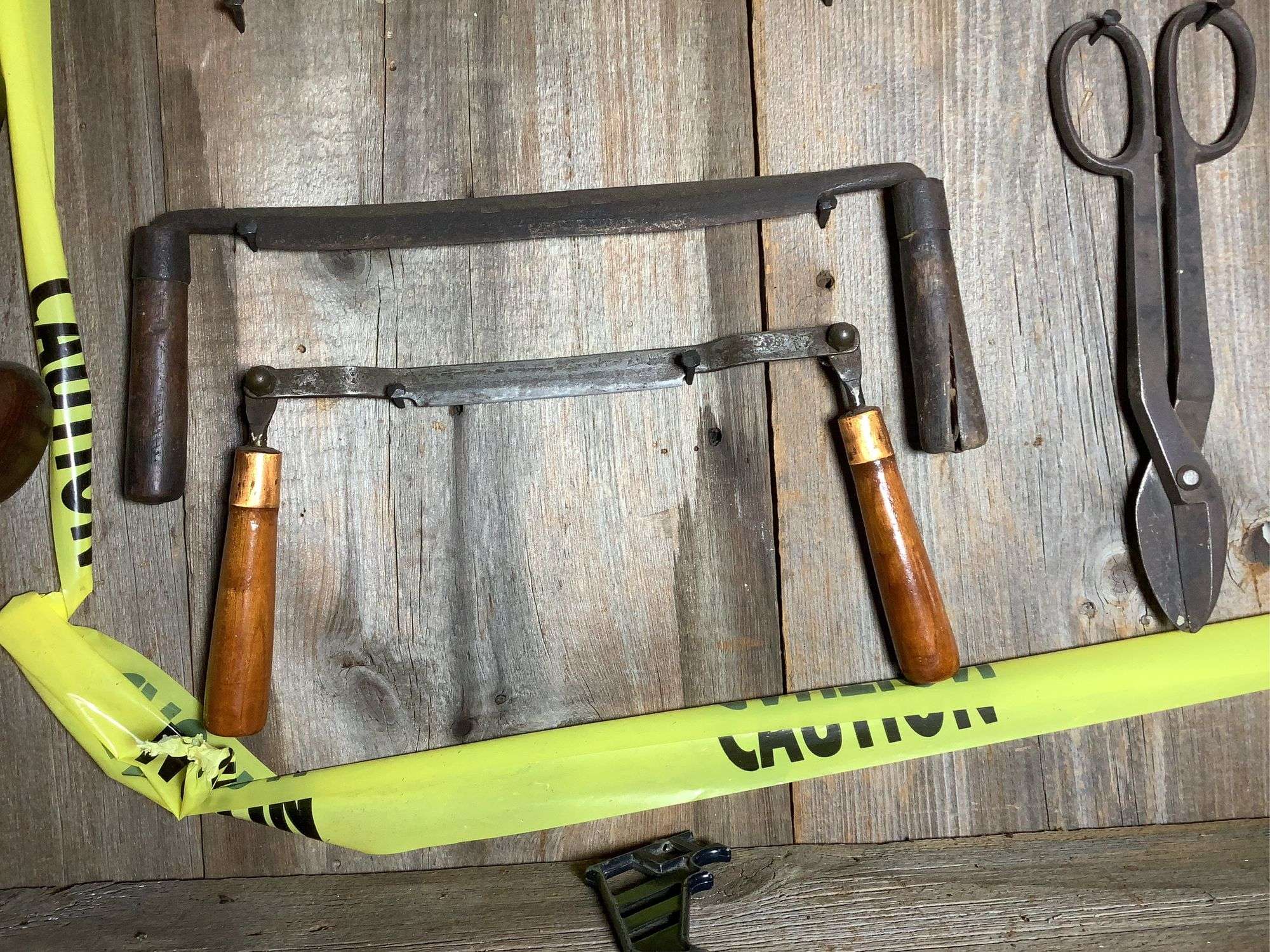 4 Draw Knives, Match Box, Tin Snips, Wheeling/Pittsburgh Collectibles ...