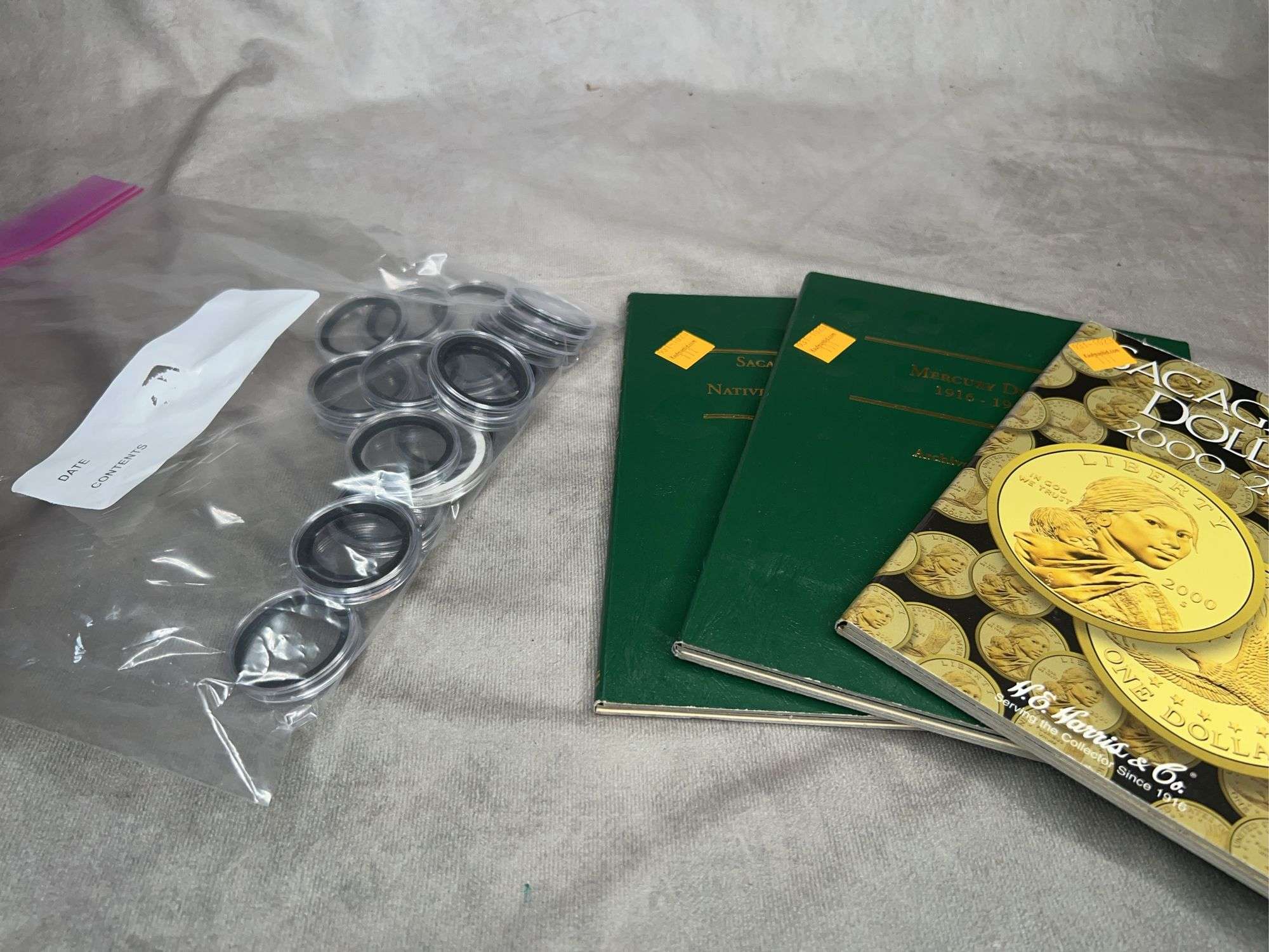 Empty Coin Collector Books, Coin Cases - Kaufman Realty & Auctions