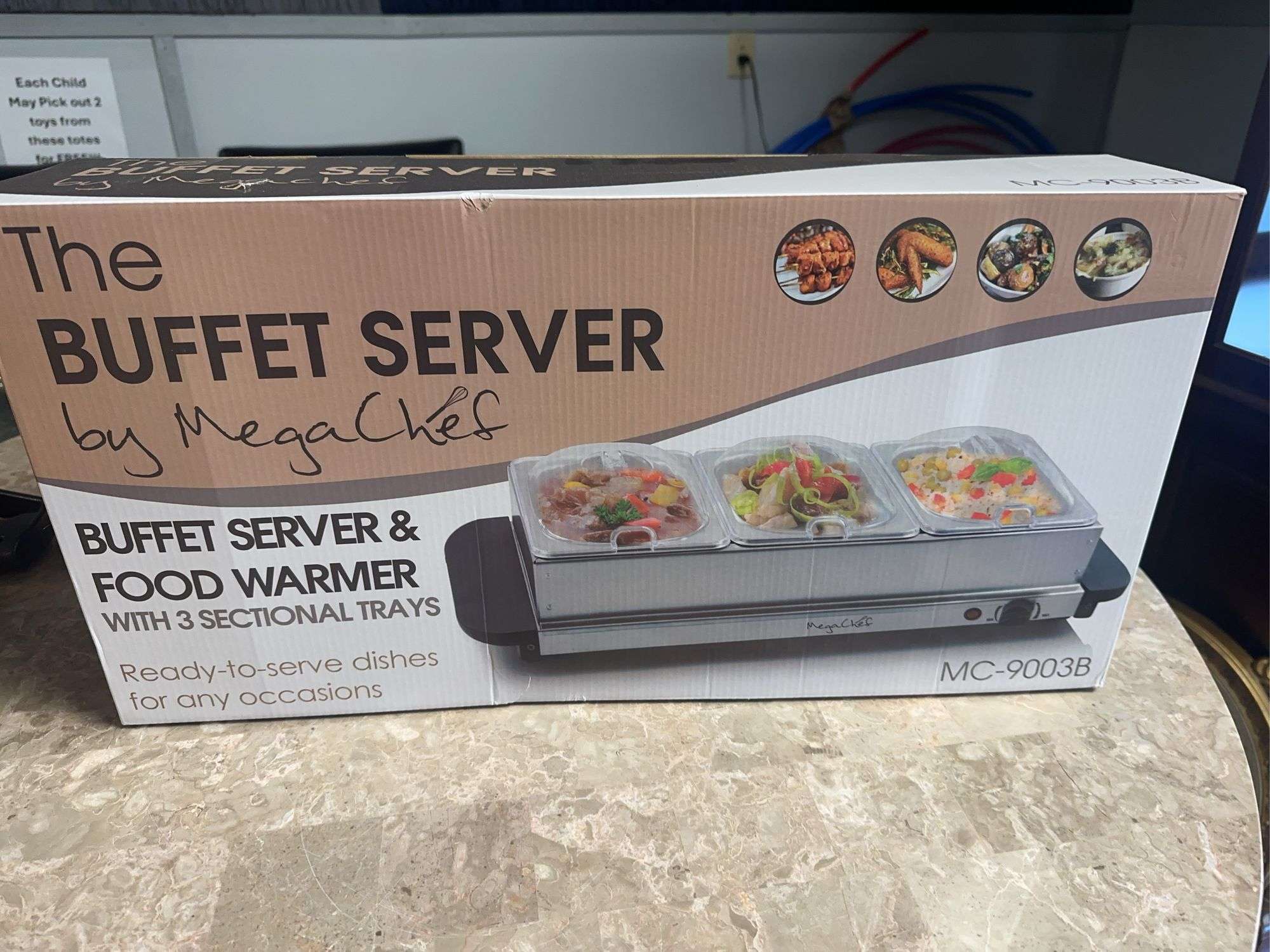 Mega Chef Buffet Server BNIB - Kaufman Realty & Auctions
