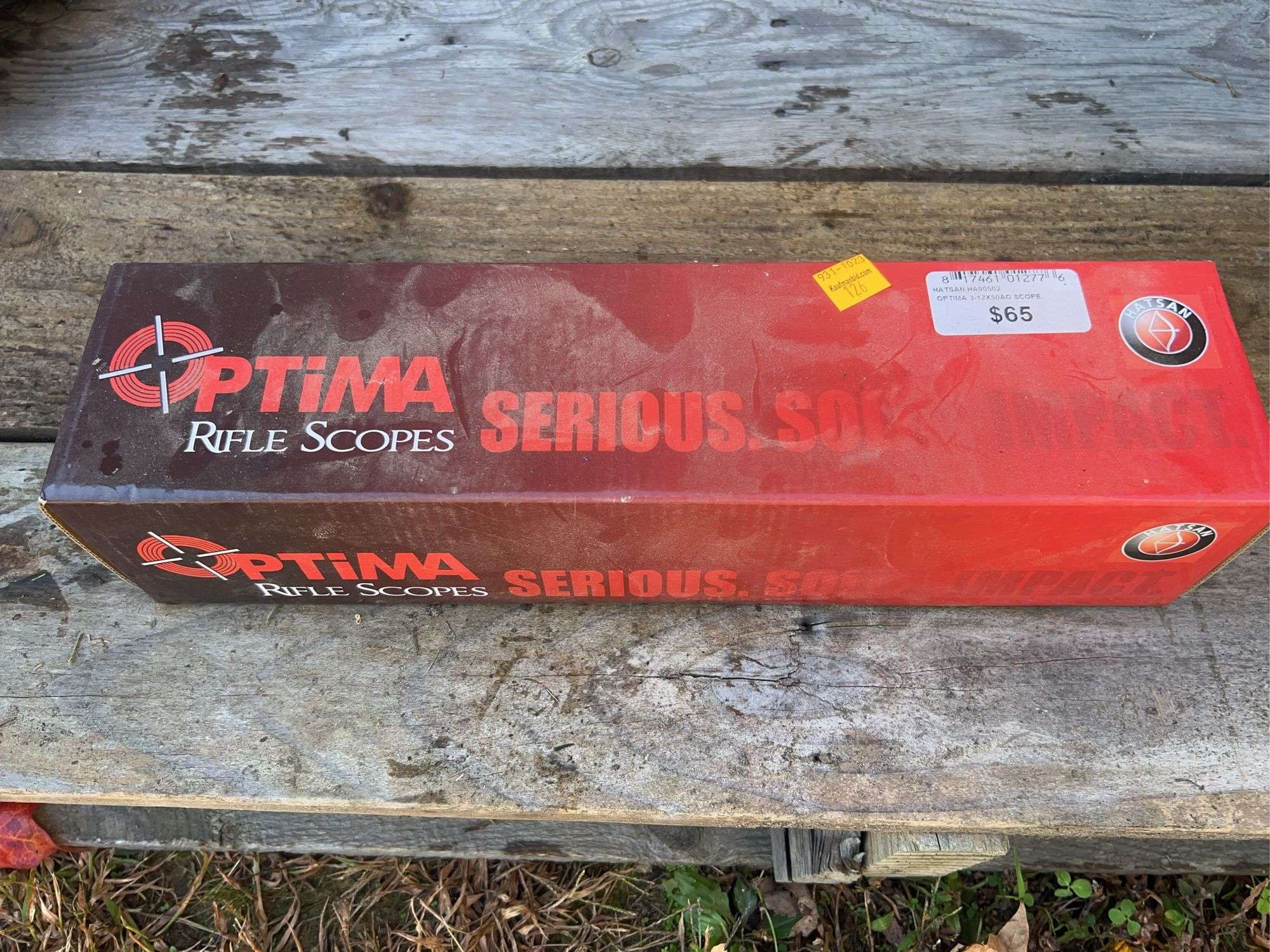 Optima 3-12x50 Rifle Scope - Kaufman Realty & Auctions