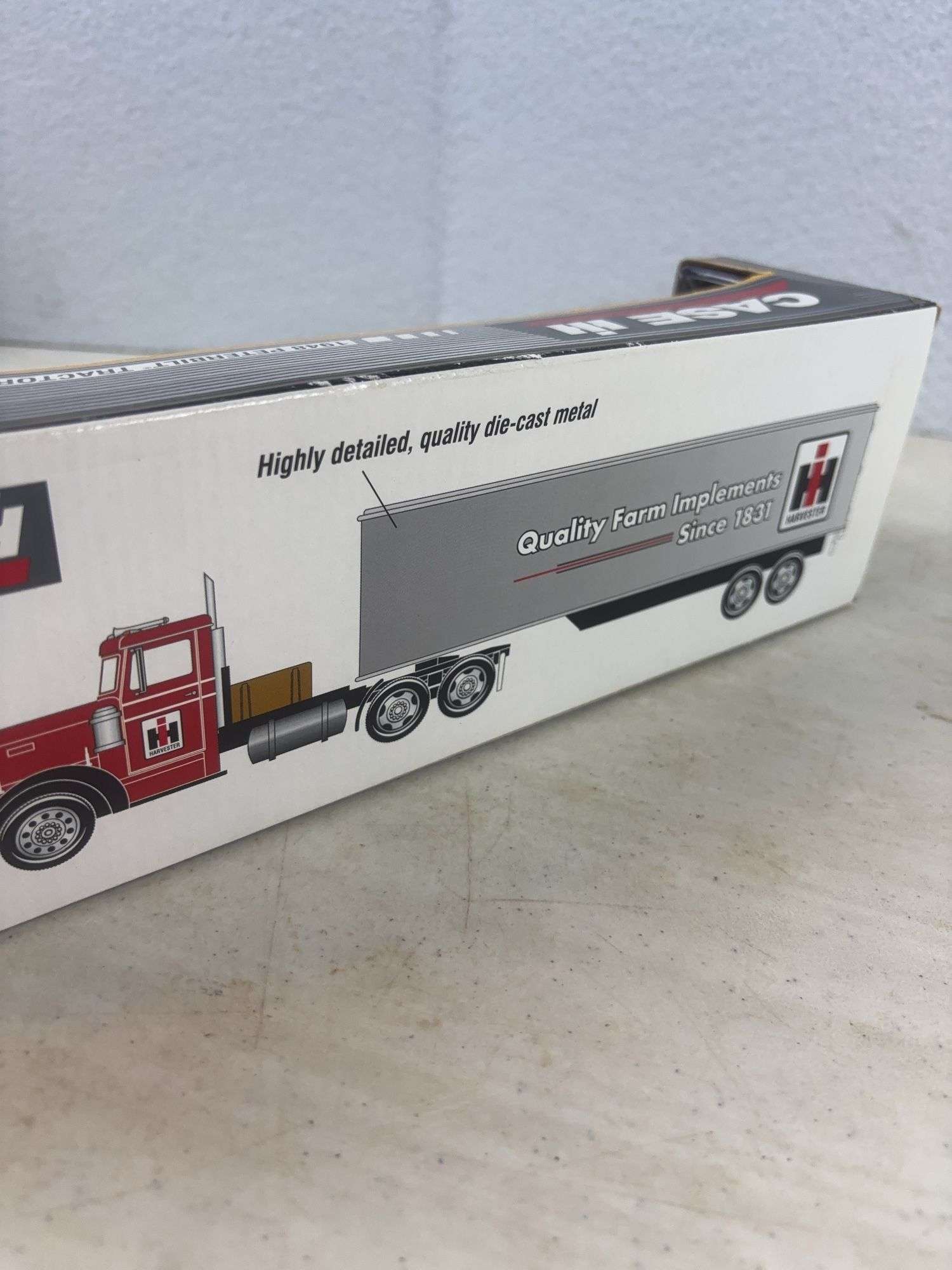 Case IH 1948 Peterbilt 1/43 Scale Semi - Kaufman Realty & Auctions
