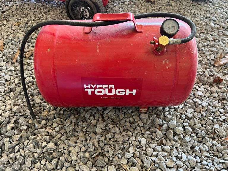 Hyper Tough 7 Gallon Air Compressor - Kaufman Realty & Auctions