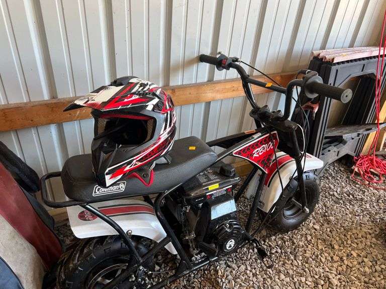 Coleman RB100 Gas Powered Mini Bike - Kaufman Realty & Auctions