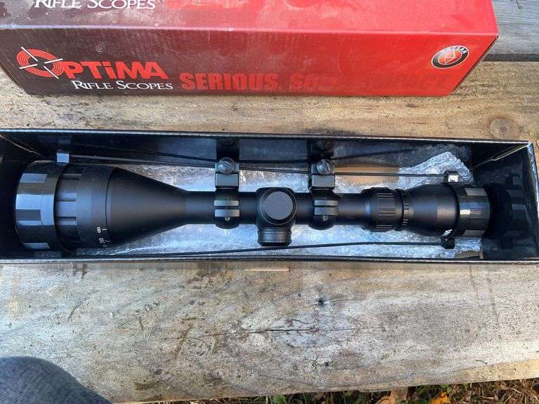 Optima 3-12x50 Rifle Scope - Kaufman Realty & Auctions