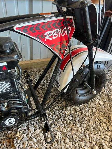 Coleman RB100 Gas Powered Mini Bike - Kaufman Realty & Auctions