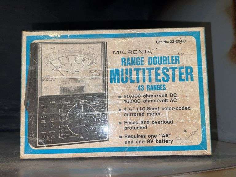 Micronata Range Double Multitester - Kaufman Realty & Auctions