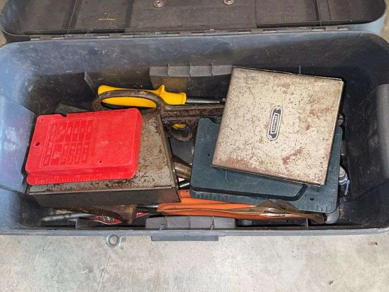 Ace Hardware Plastic Toolbox w/ Contents - Kaufman Realty & Auctions