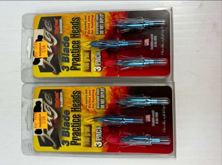 Rage broad heads - Kaufman Realty & Auctions