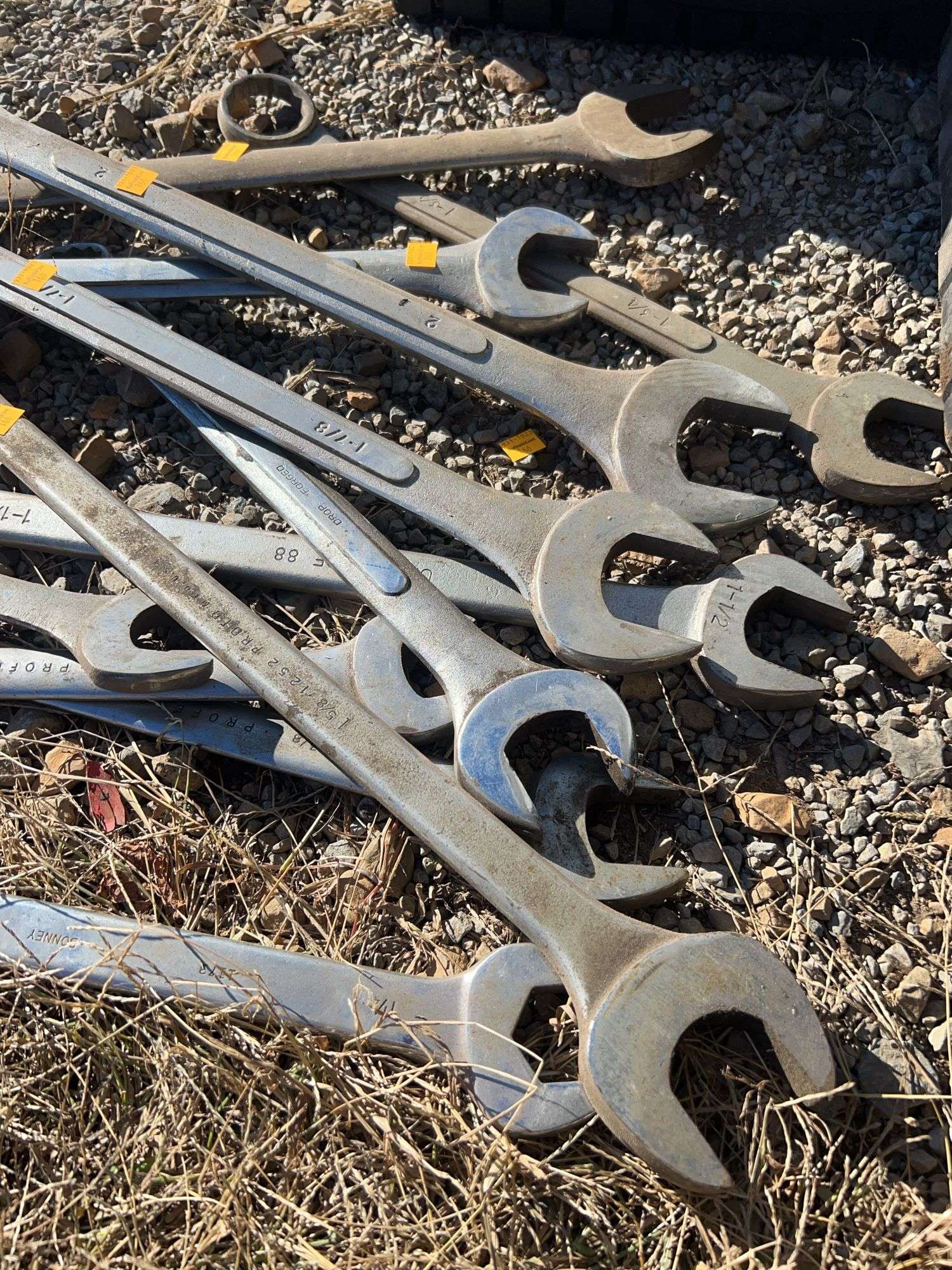 Large Assortment of Large Wrenches - Kaufman Realty & Auctions