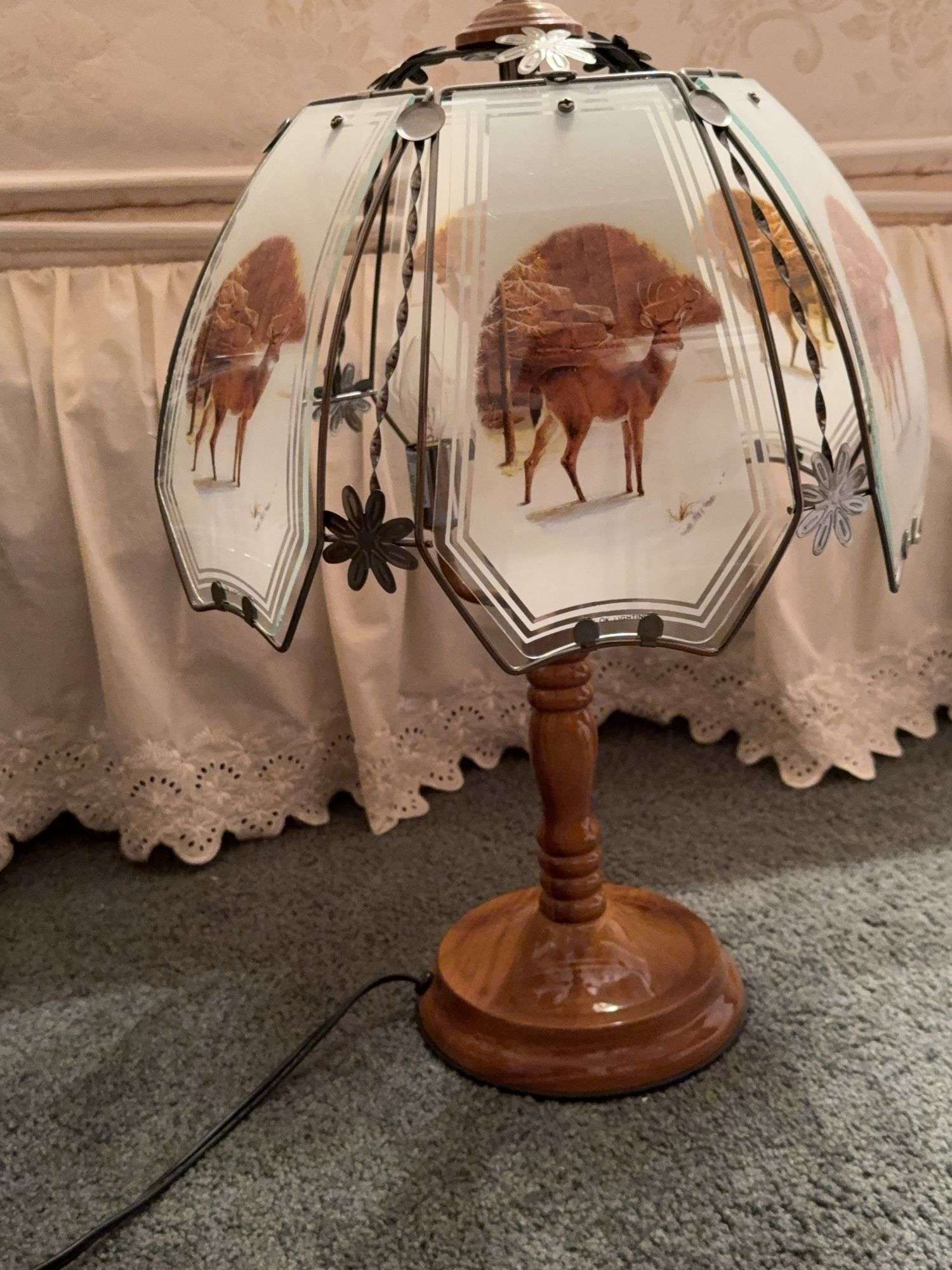 DEER TOUCH LAMP 23” high - Kaufman Realty & Auctions