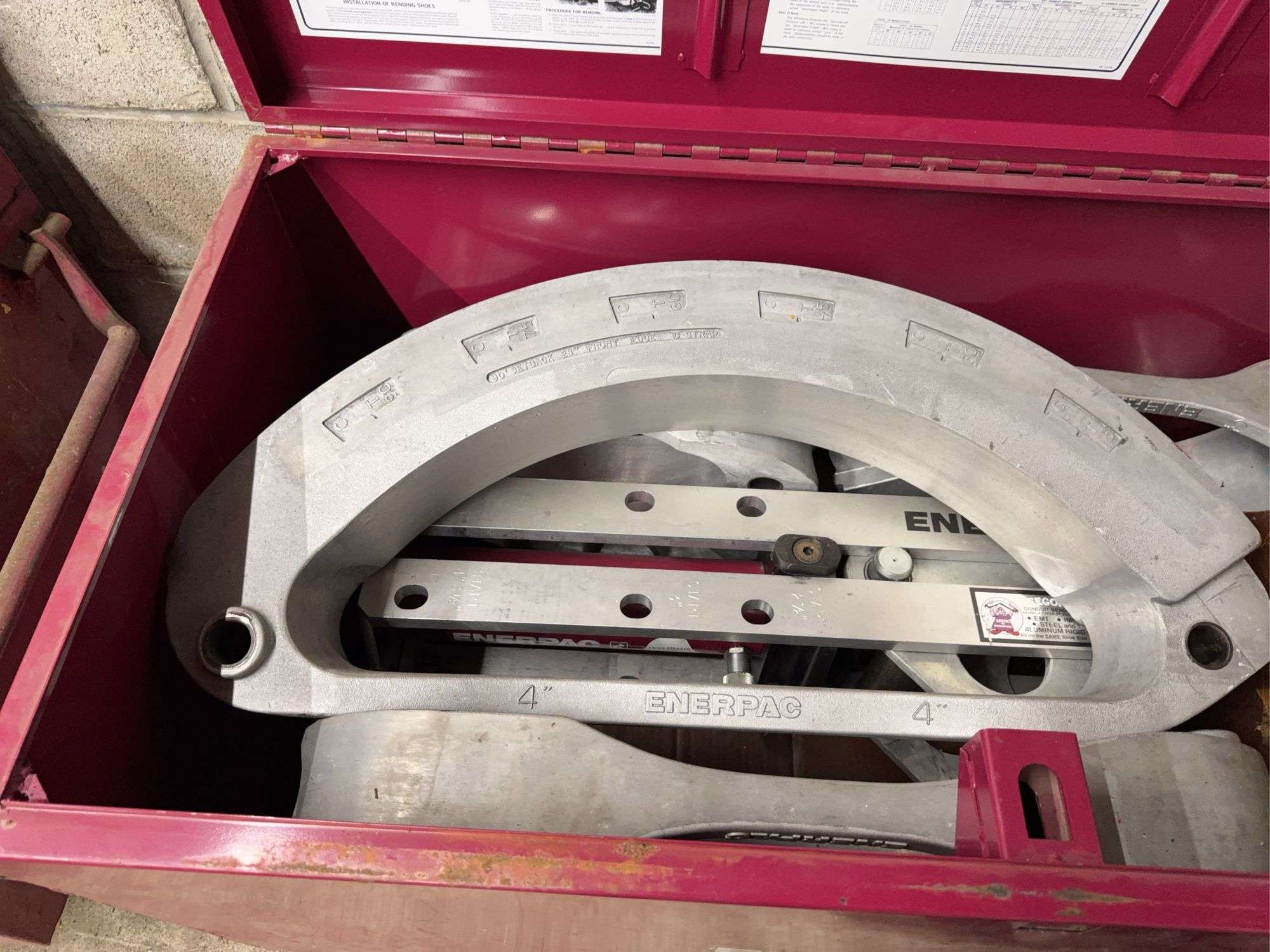 ENERPAC CM-16 PIPE BENDER KIT NEVER USED - Kaufman Realty & Auctions