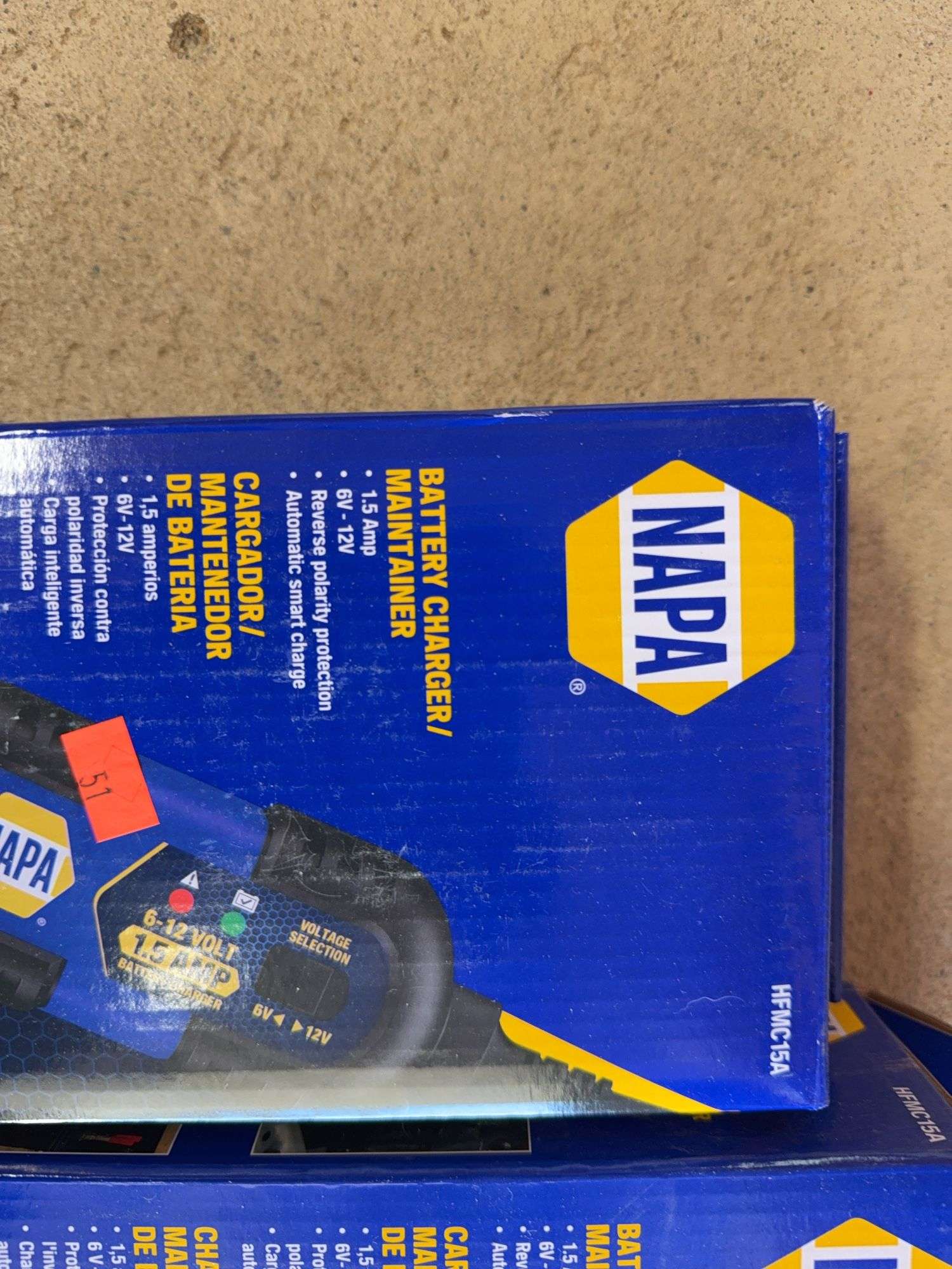 (3) Napa Battery Charger/ Maintainer new in box - Kaufman Realty & Auctions