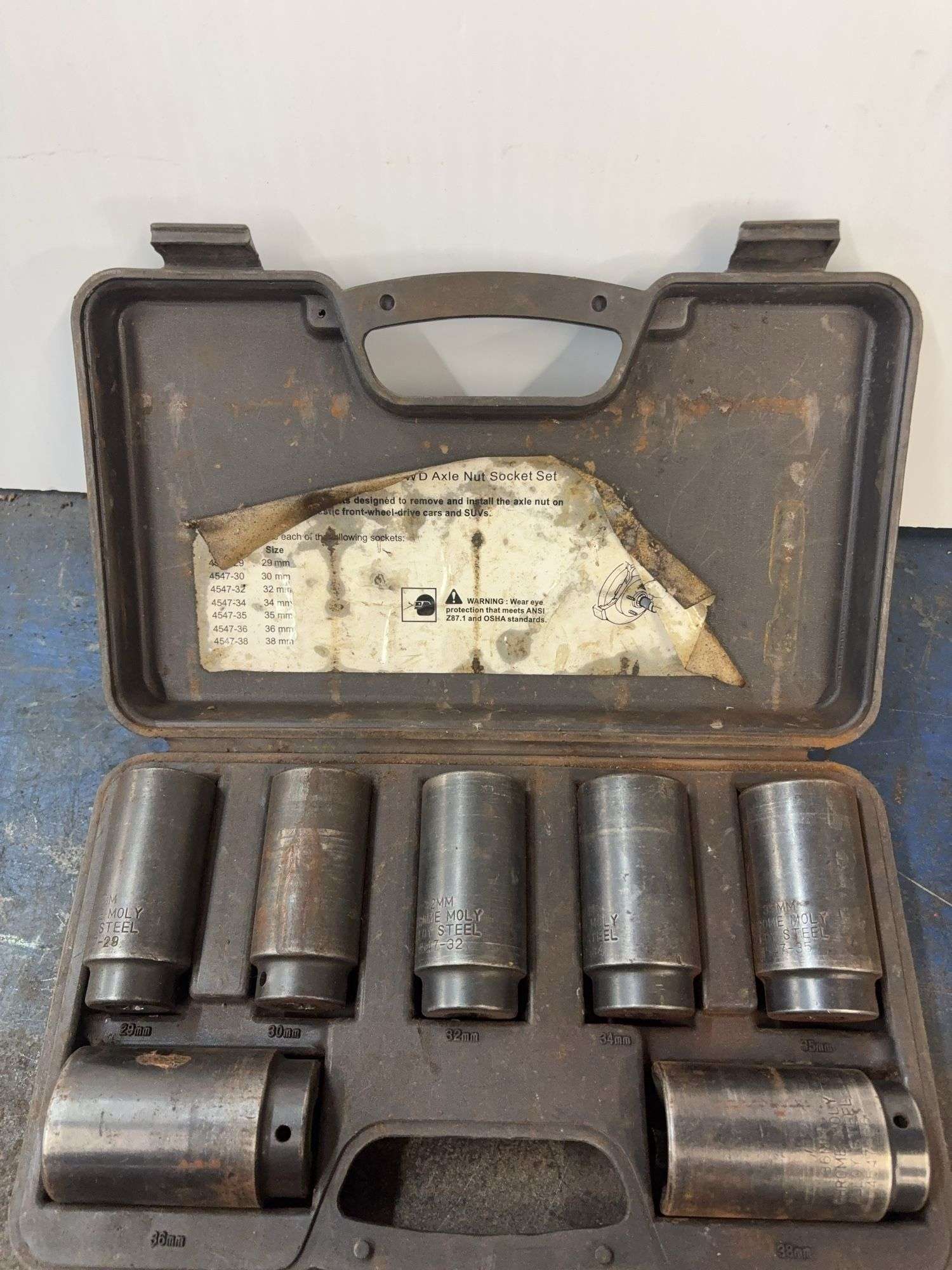 Cornwell tools front wheel drive axle nut socket set - Kaufman Realty ...