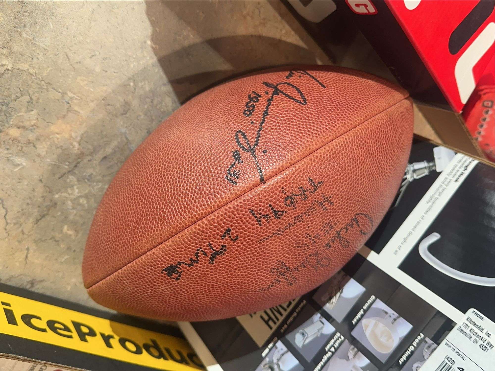 OHIO STATE BUCKEYES MEMORABILIA - some autographs - Kaufman Realty ...