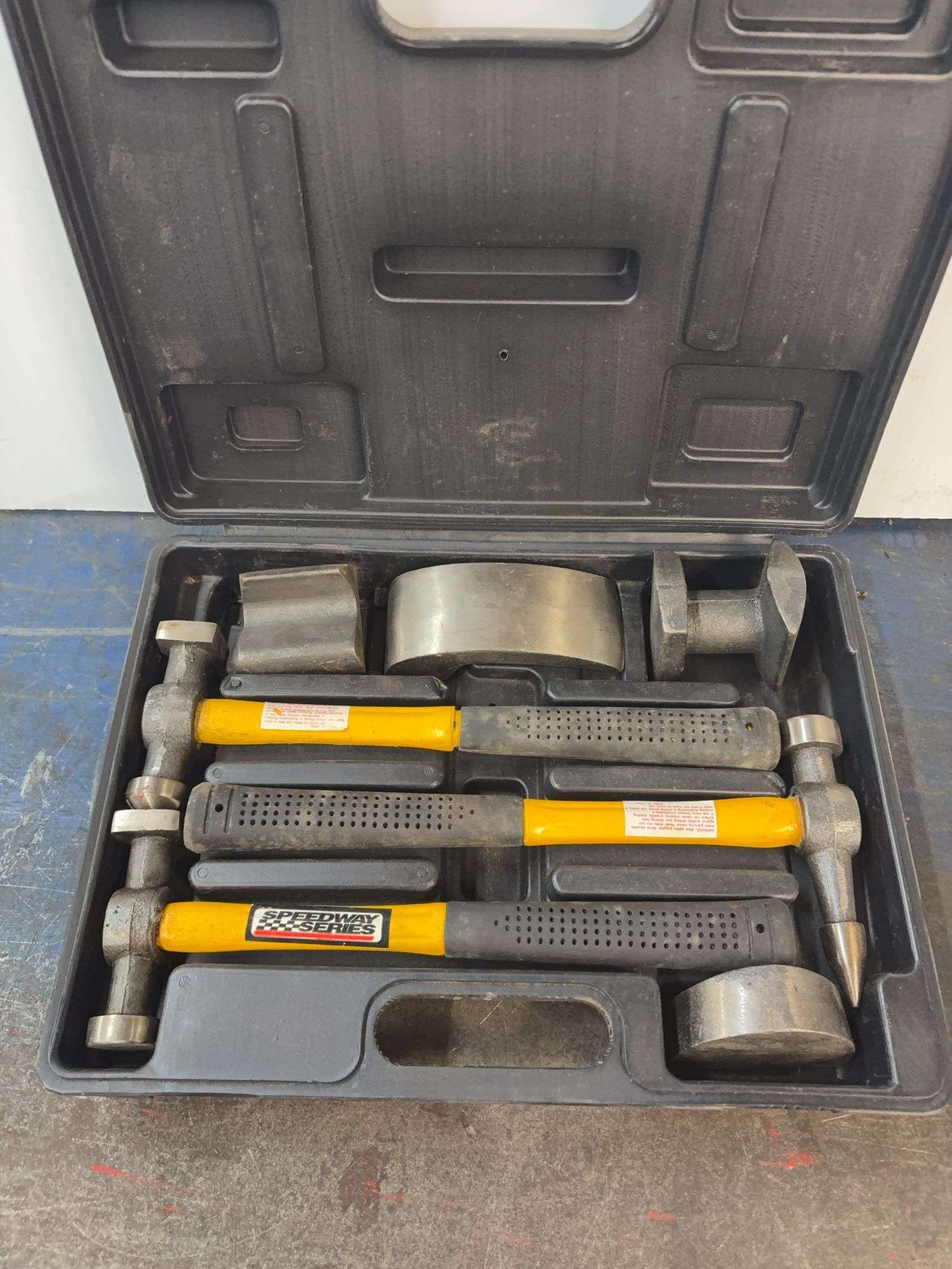 Speedway series body hammers w/ case - Kaufman Realty & Auctions