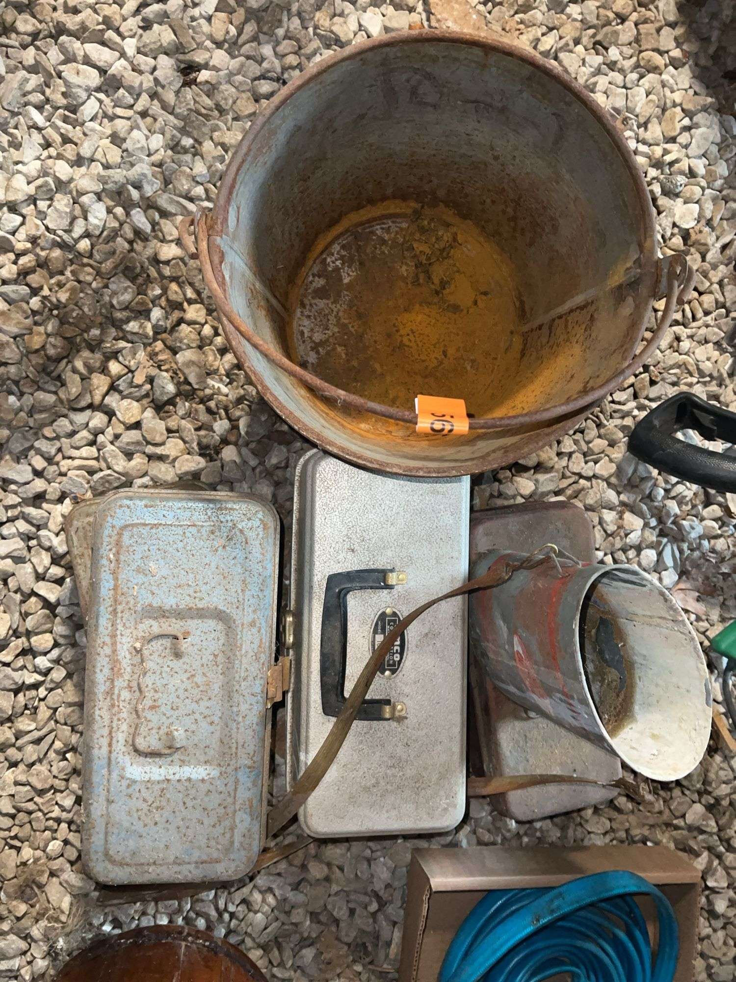 MEDAL TOOL BOXES AND BUCKET - Kaufman Realty & Auctions