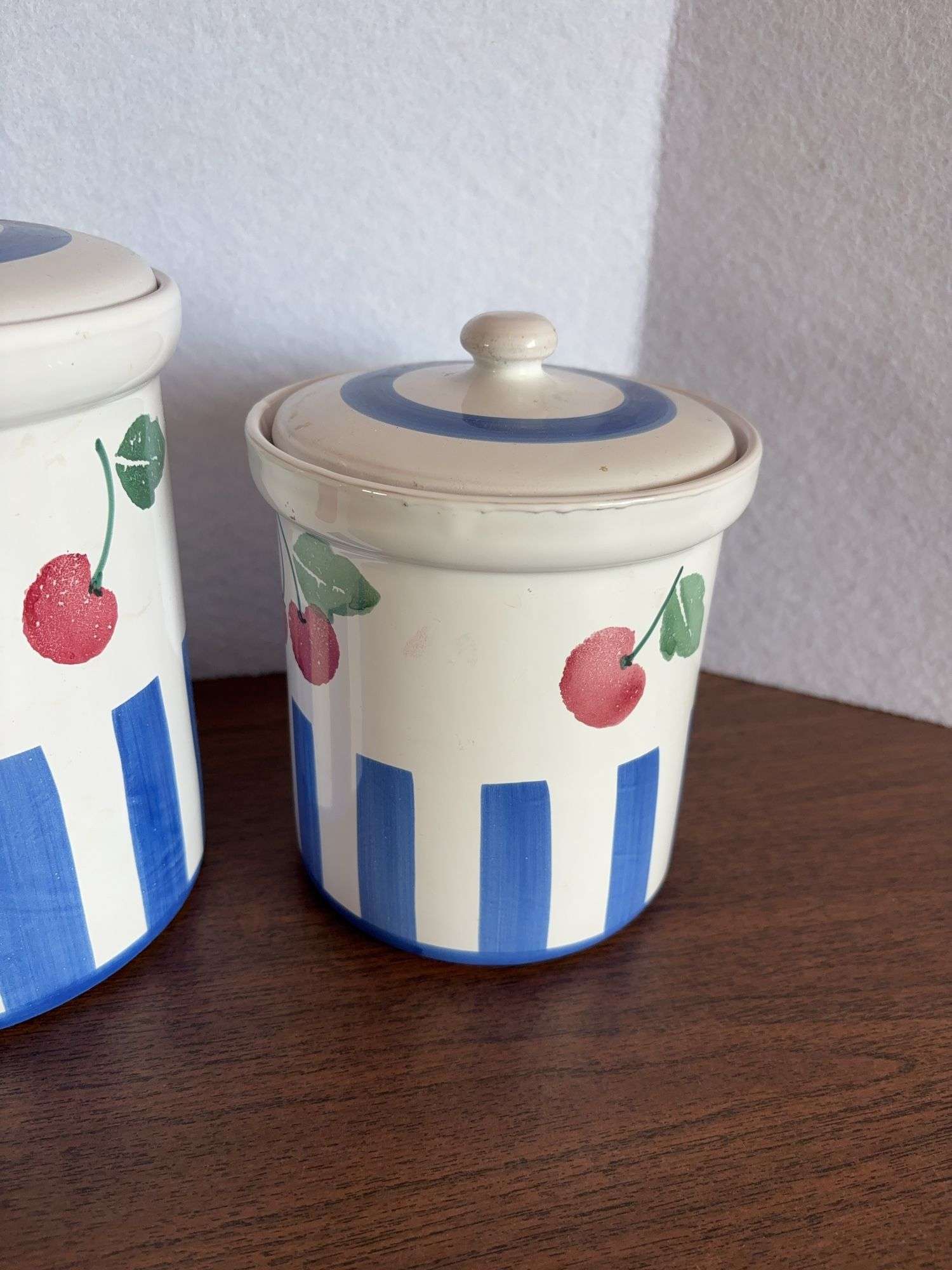 Normal Rockwell Plate and 2 Cherry Pots - Kaufman Realty & Auctions