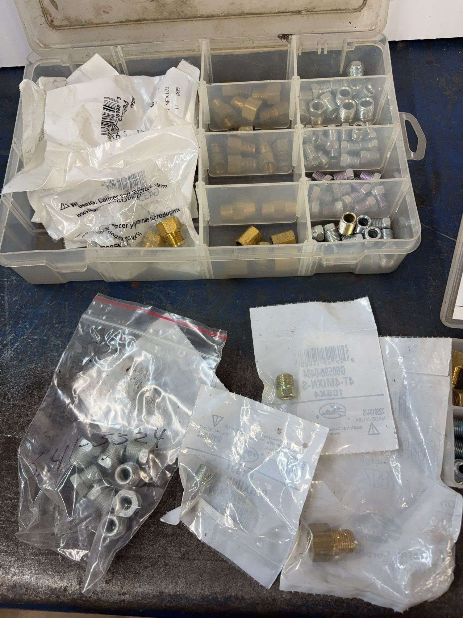 Flat of Brakeline repair parts & kits - Kaufman Realty & Auctions