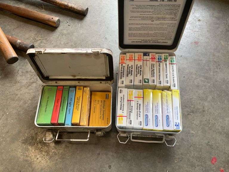 2 First Aid Kits - Kaufman Realty & Auctions