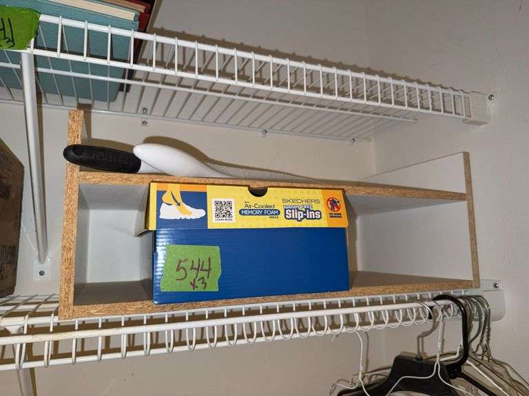 SHOE SHELF, RADIO, BRUSH AND MORE - Kaufman Realty & Auctions