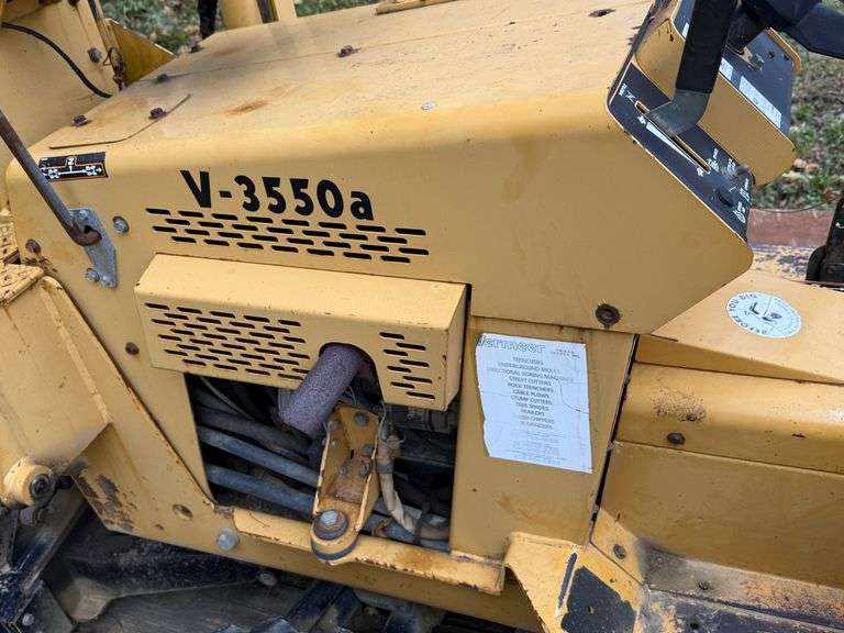 VERMEER 3550A TRENCHER WITH 1,111 HOURS. WORKS GOOD. - Kaufman Realty ...