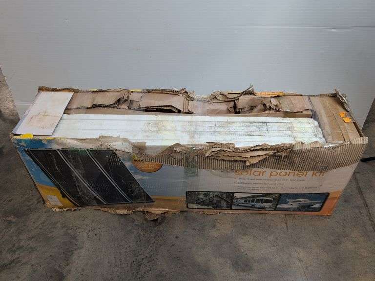 Thunderbolt 45 watt solar panel kit - Kaufman Realty & Auctions