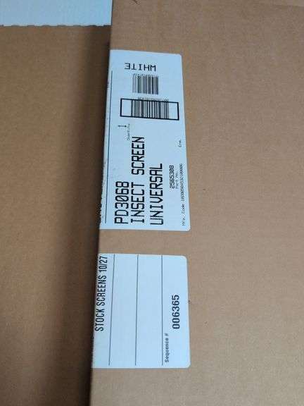 (2) Andersen gliding patio doors with screen with track kit - NIB - 35. ...