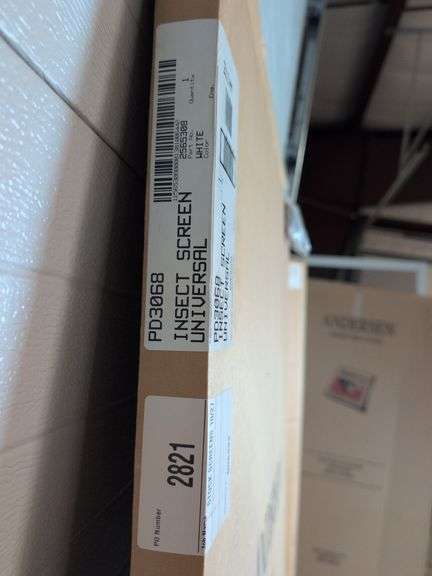 (2) Andersen gliding patio doors with screen and track kit - NIB - 35.5 ...
