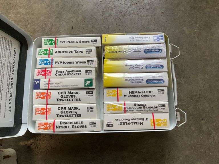2 First Aid Kits - Kaufman Realty & Auctions