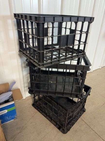 Vintage post office box, crates, dust mop, and more - Kaufman Realty ...