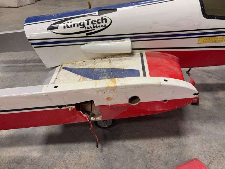 Boomerang Elan V2 RC model turbine jet - untested - KingTech engine - 6 ...