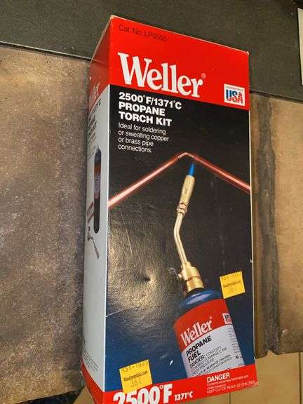 Weller Propane Torch and Oil Filter Wrench - Kaufman Realty & Auctions