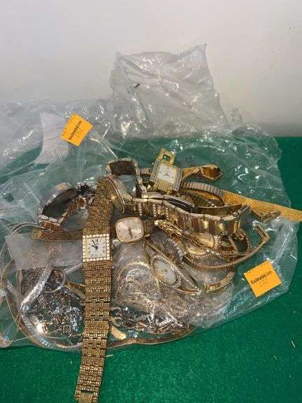 Assorted Costume Jewelry and Wristwatches - Kaufman Realty & Auctions