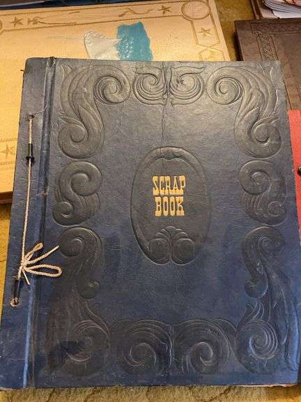 VINTAGE SCRAPBOOKS AND ATLAS' - Kaufman Realty & Auctions