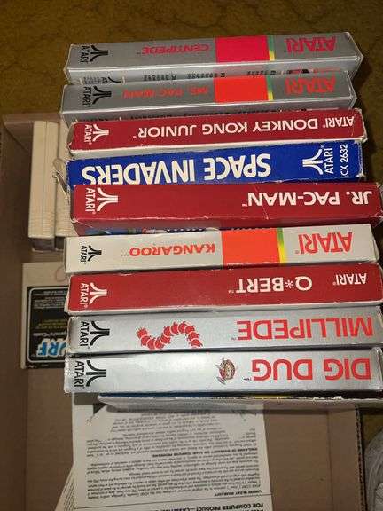ASSORTED ATARI GAME CARTRIDGES IN ORIGINAL BOXES - Kaufman Realty ...
